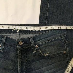 7 For All Mankind | Jeans | 7fam Med Wash Straight Leg Sz 3 | Poshmark
